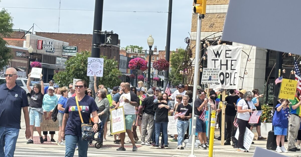 Queer Michigan Joins Statewide Resistance For 'No Kings' Protests