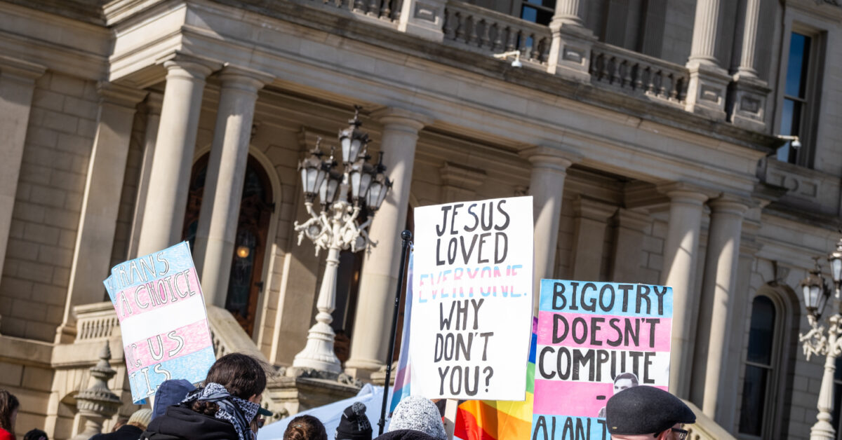 How a Michigan Trans Rights Rally Ignited Nationwide Solidarity — See Our Exclusive Photo Gallery