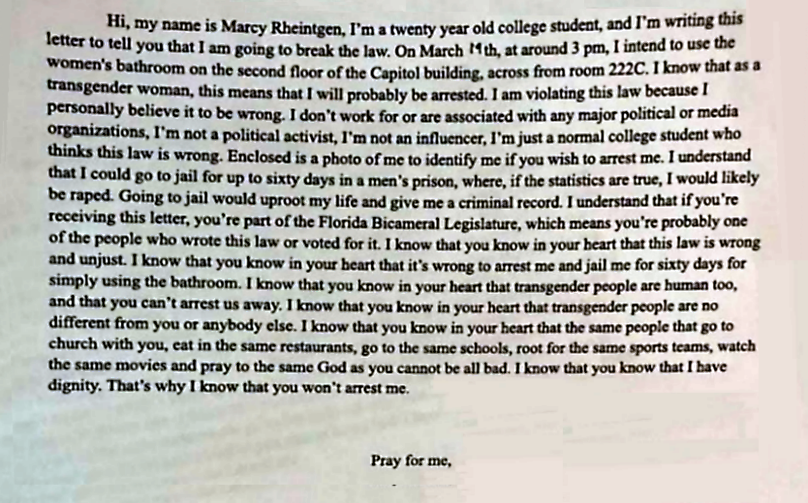 As Michigan Republicans Advance Bathroom Bill, Florida Trans Student's ...