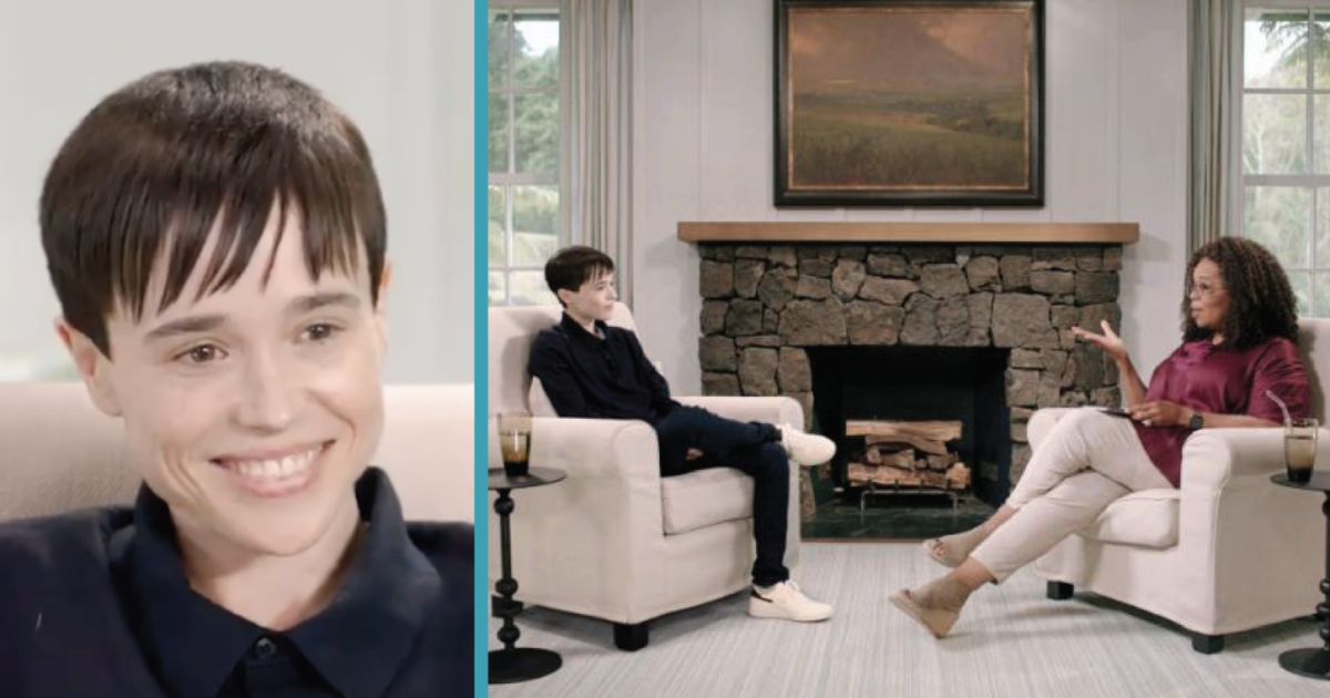 Elliot Page Sheds 'Tears of Joy' During Emotional Oprah Interview